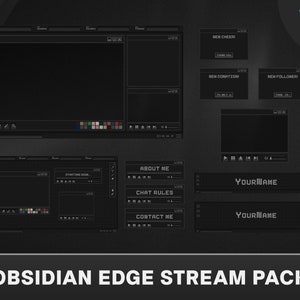 Black and White Twitch Overlay Animated, Twitch Overlay Cozy, Twitch ...