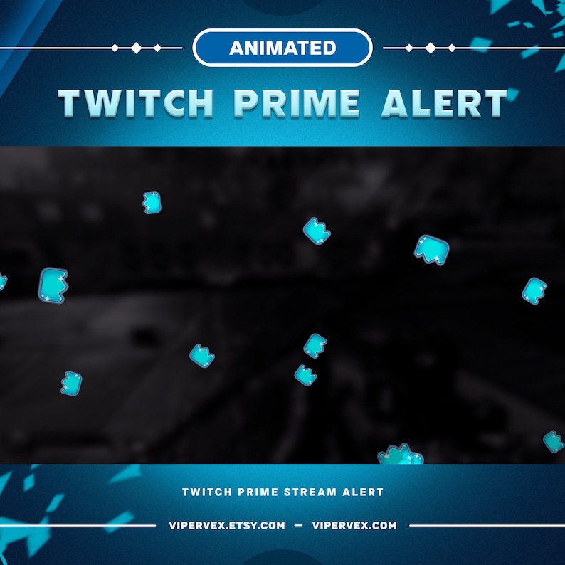 Twitch Prime Stream Alert, Twitch TV Alerts, Streamlabs Alerts, Follow ...