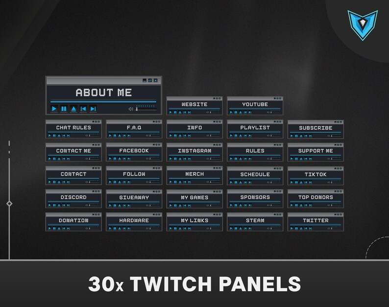 Aesthetic Gray Animated Stream Overlay Pack Twitch Overlay - Etsy