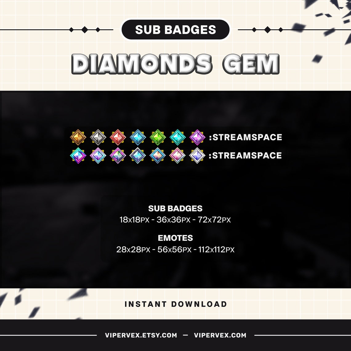 Twitch Badges for Twitch Streamers, Unique Twitch Badges, Twitch Badge ...