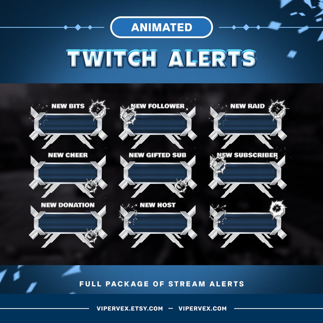 Twitch Alerts Animated, Streamlabs Alert Box, Follow Notifications ...