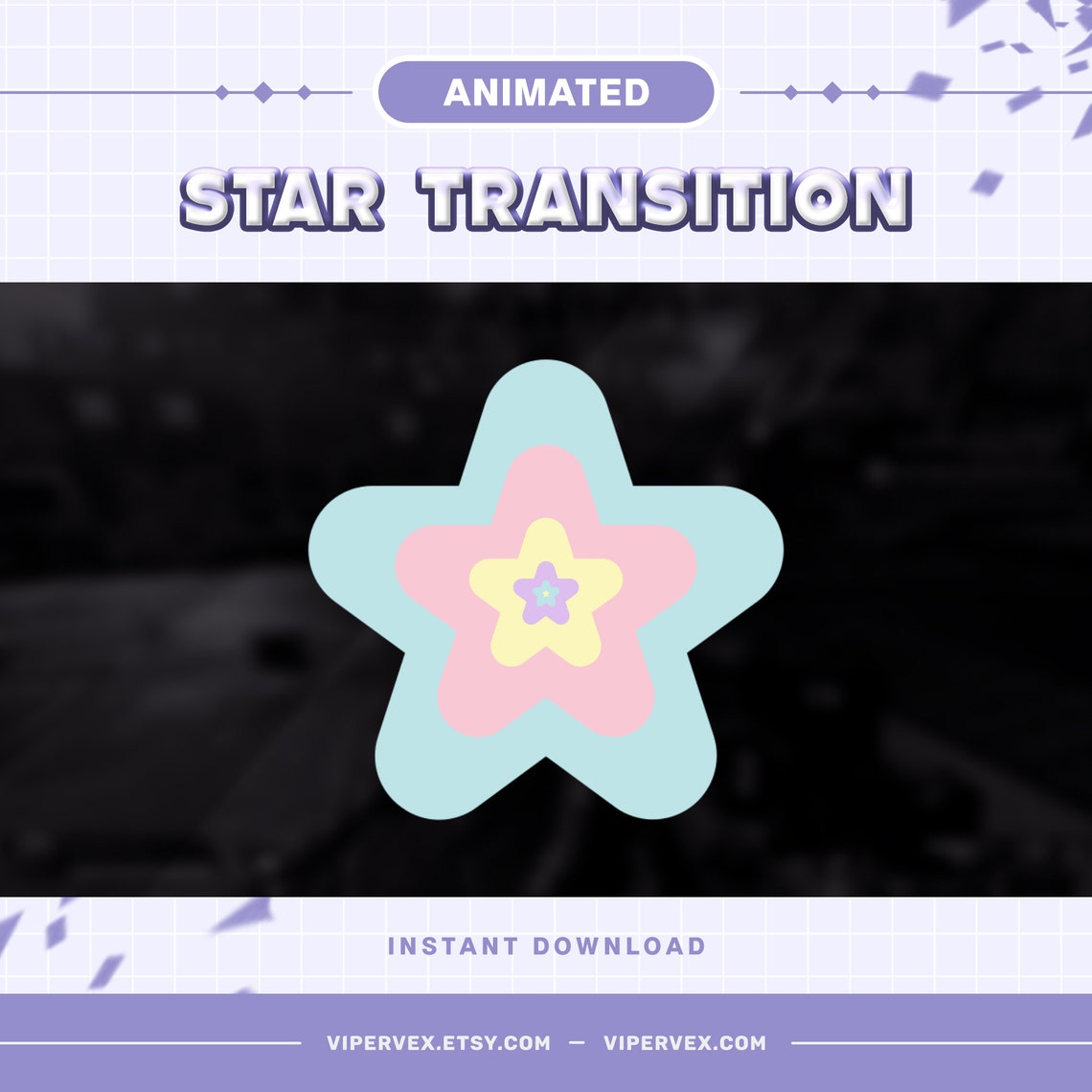 Star Twitch Stinger Transition, Stream Overlays for Obs, Overlays Para Twitch, Stream Overlays ...