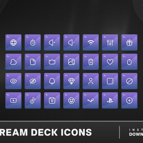 Streamer Icons Pack - Etsy