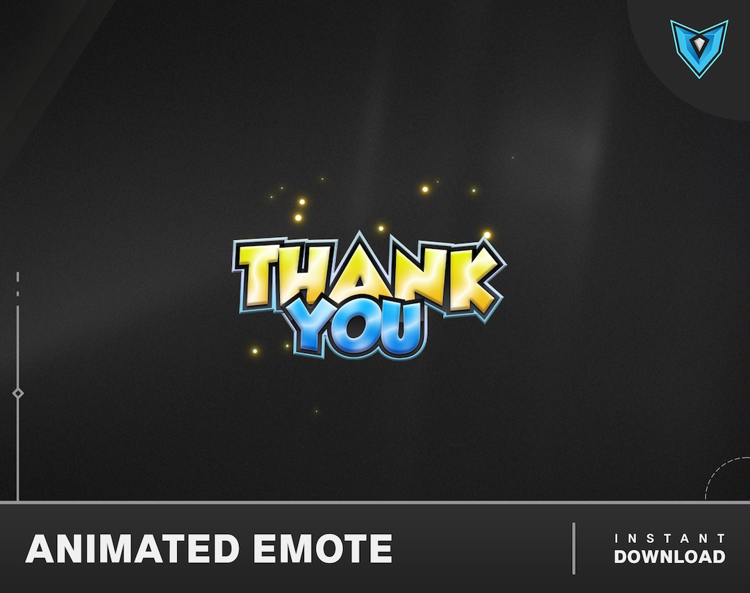 Animated Twitch Emote Thank You, Animated Twitch Emote, Animated Emote ...