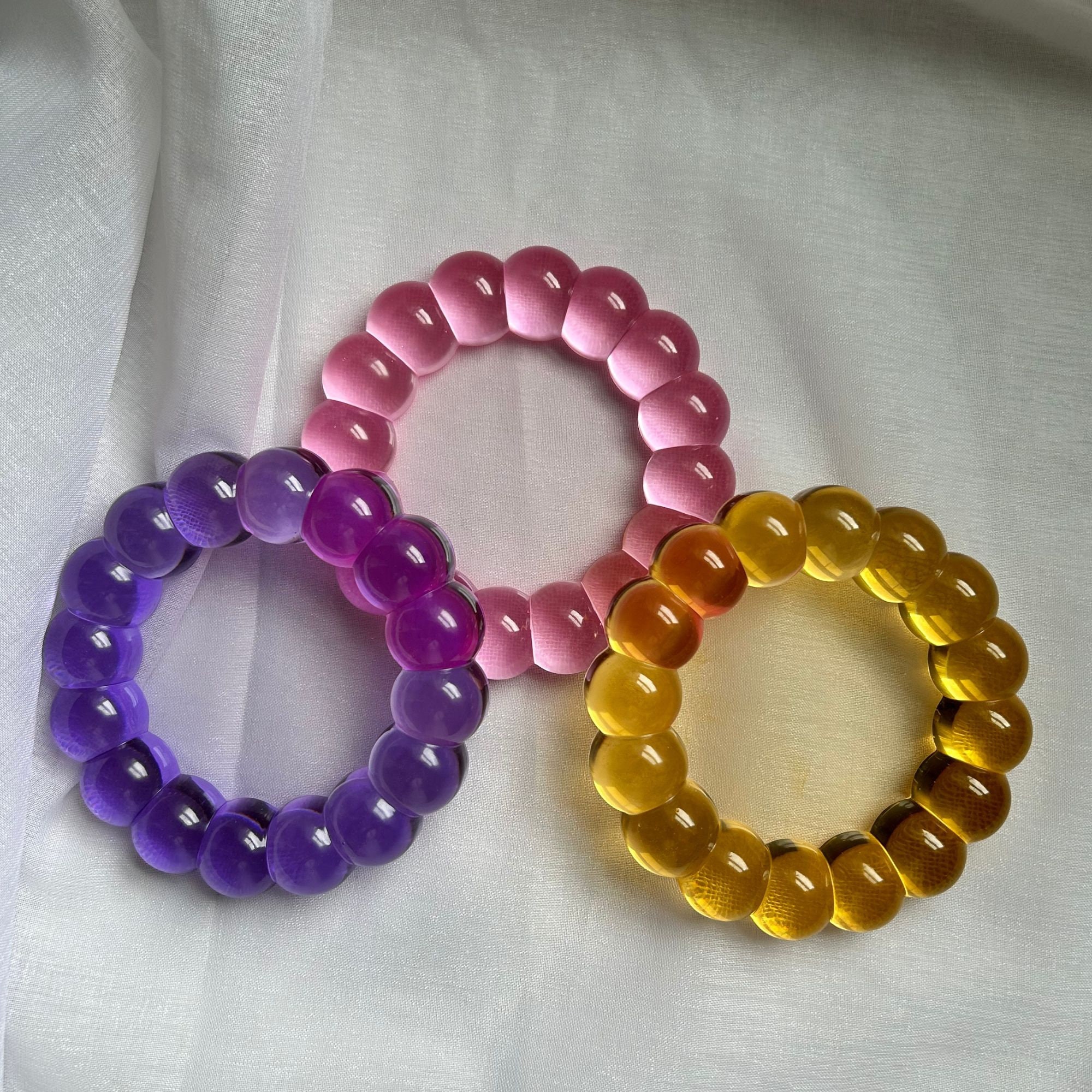 Vintage 70s Style Bubble Coasters Trendy Colorful Resin Coasters - Etsy