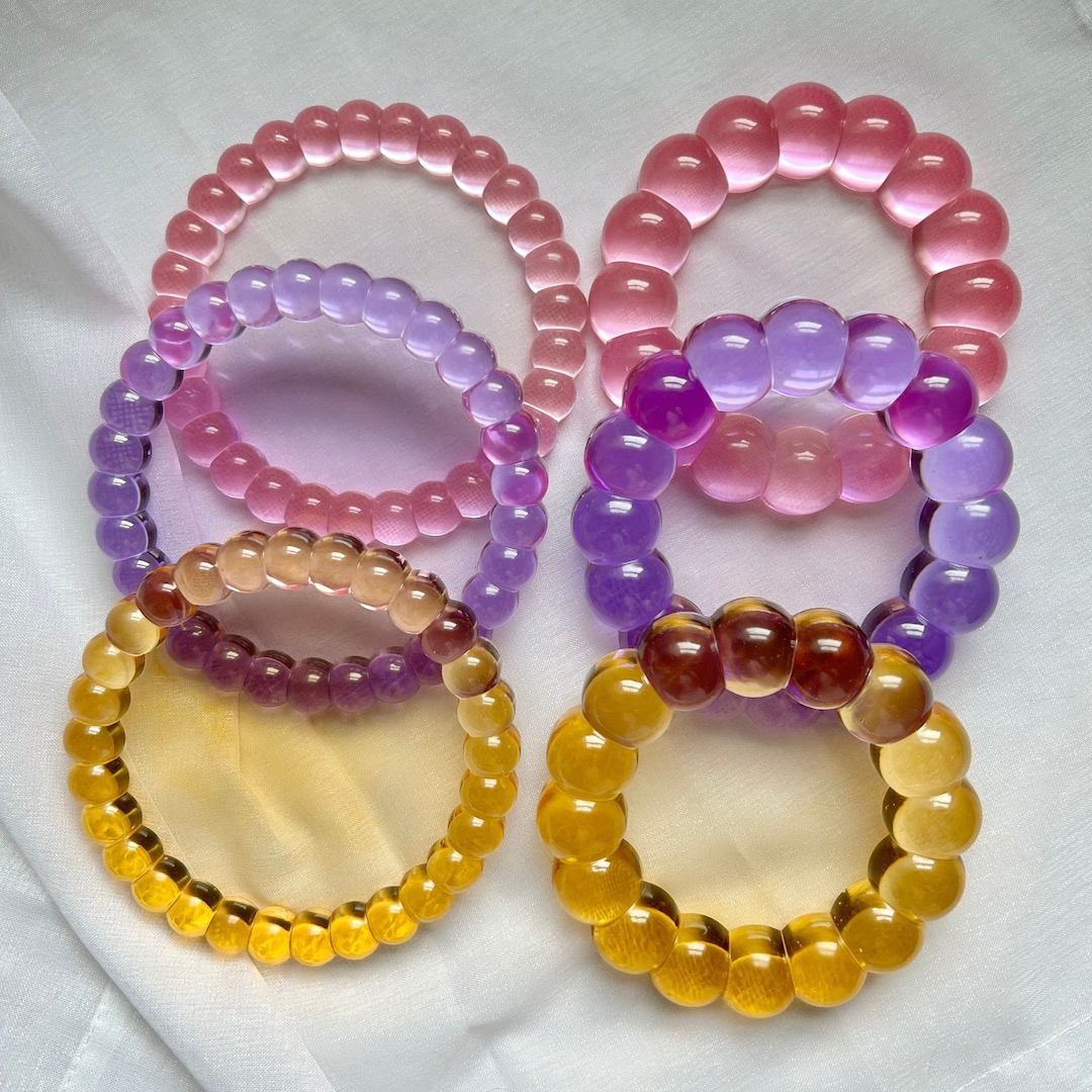 Vintage 70s Style Bubble Coasters Trendy Colorful Resin Coasters - Etsy