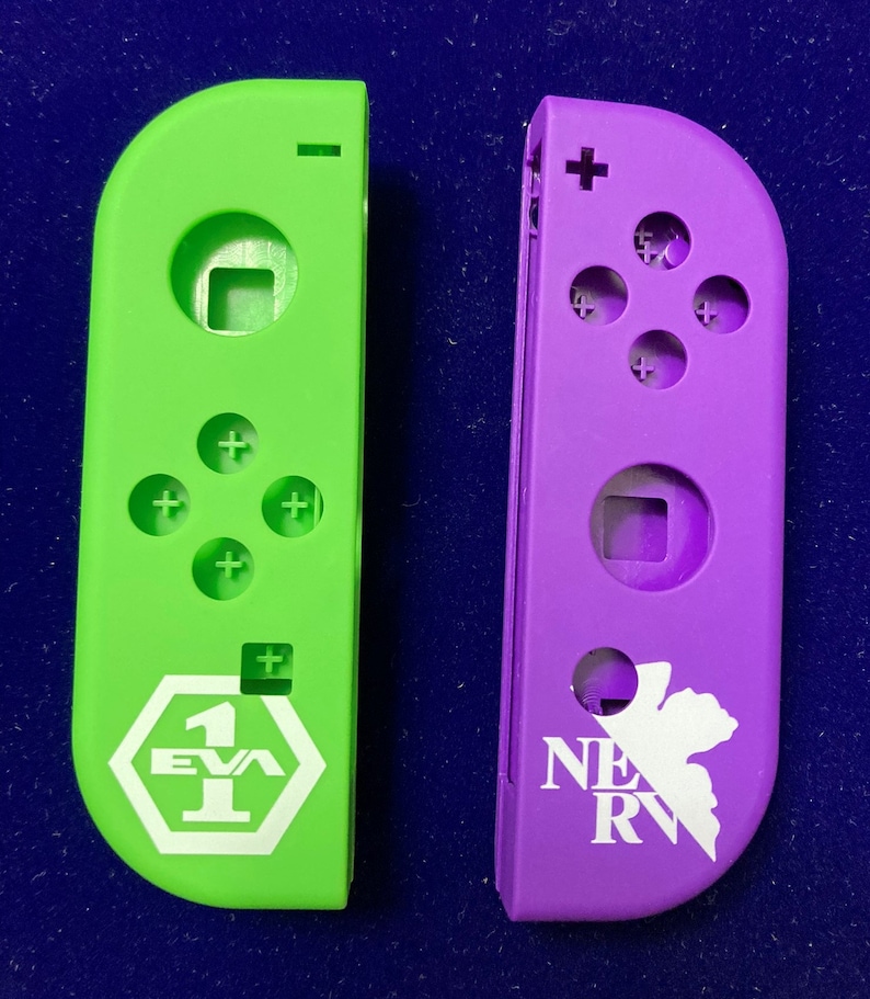 Evangelion Nintendo Switch Full Customization: Includes Eva Switch + 2 ...