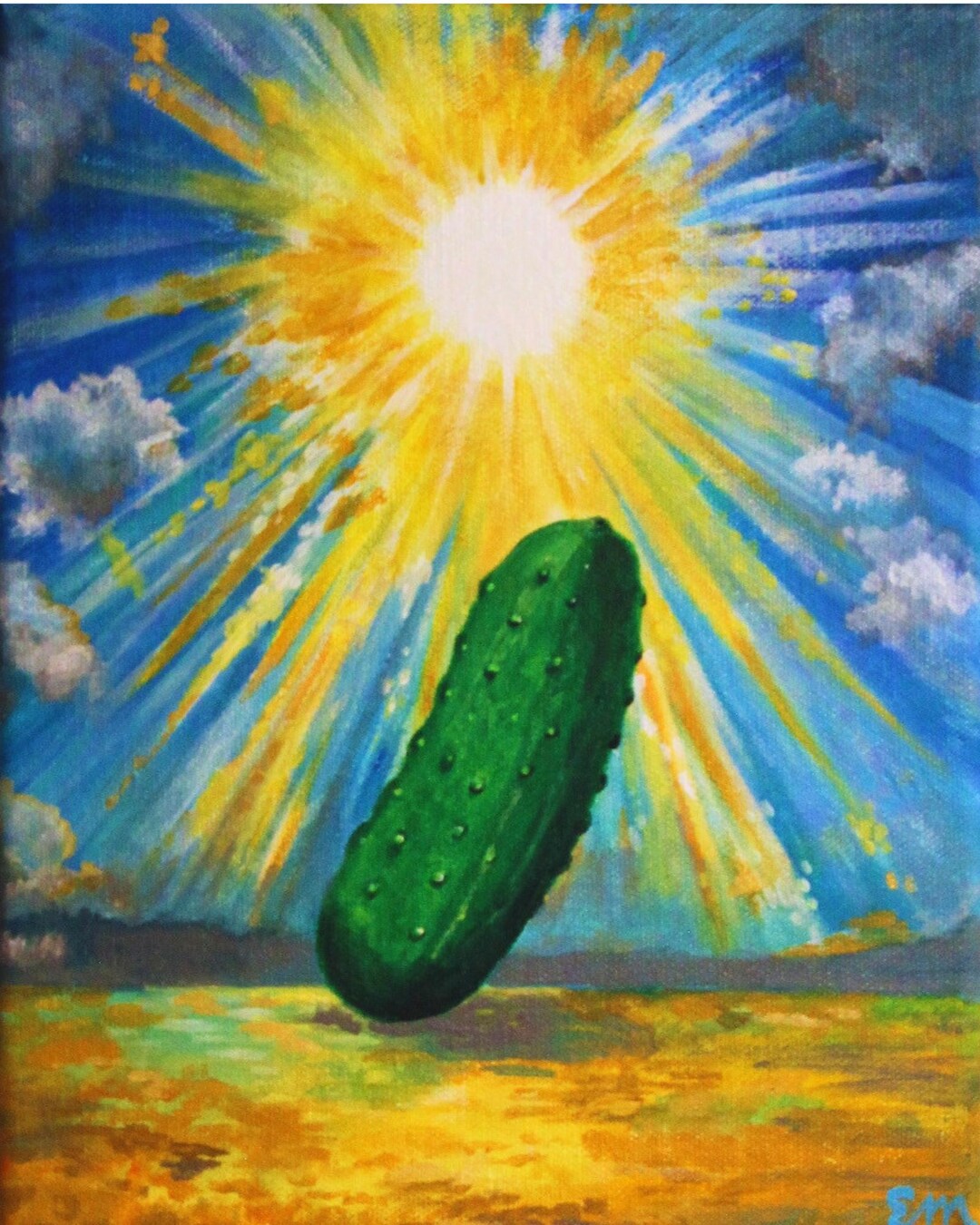 The Holy Pickle! Art Print - Etsy