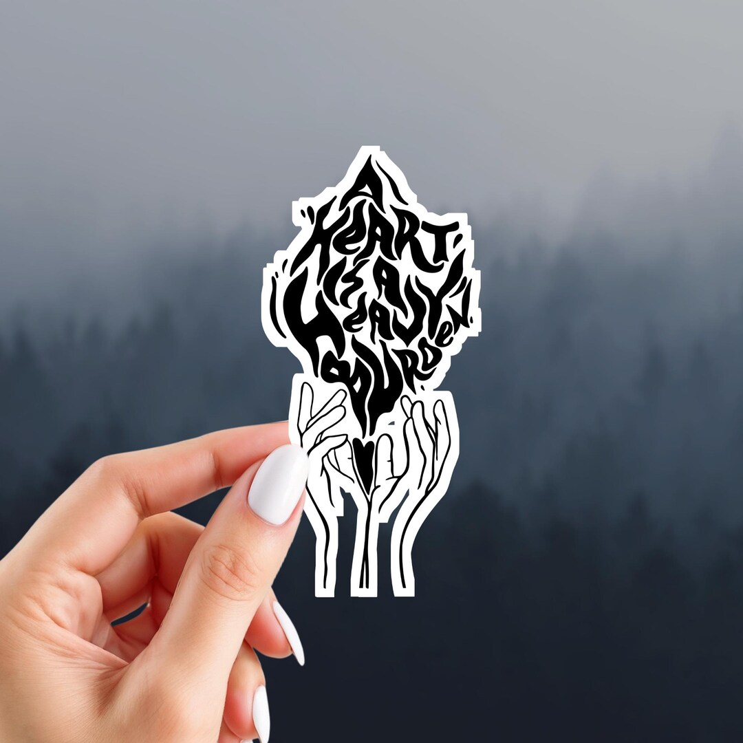A Heart is A Heavy Burden Sticker | Moving Castle Inspired Sticker ...