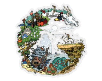 Vinyl Sticker Ghibli - Etsy