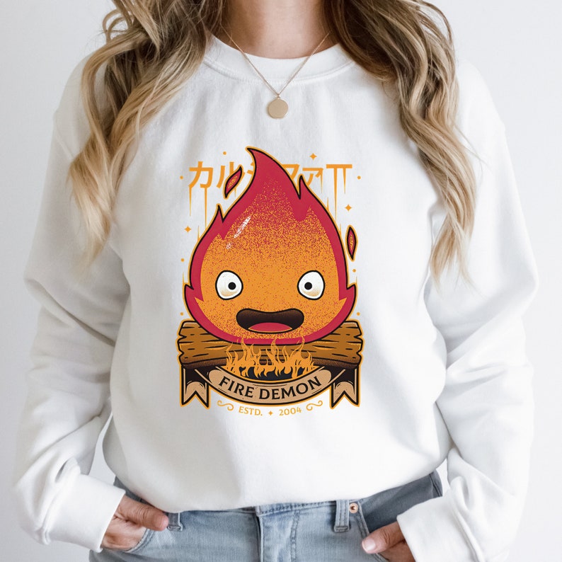 Calcifer Fire Demon Howl's Moving Castle Inspired - Etsy