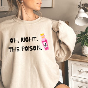 Emperor's New Groove Inspired Kronk Oh Right the Poison Sweatshirt - Etsy