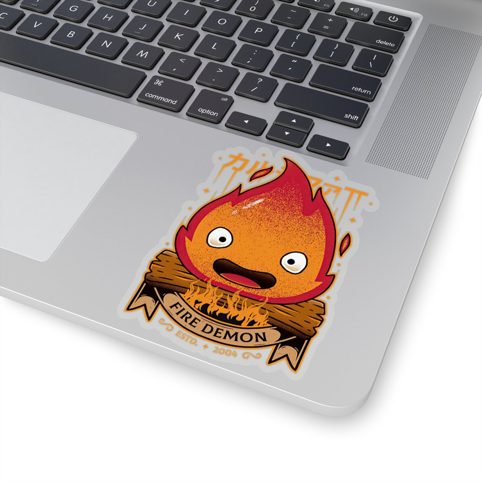 Calcifer Fire Demon Howl's Moving Castle Inspired Sticker - Etsy