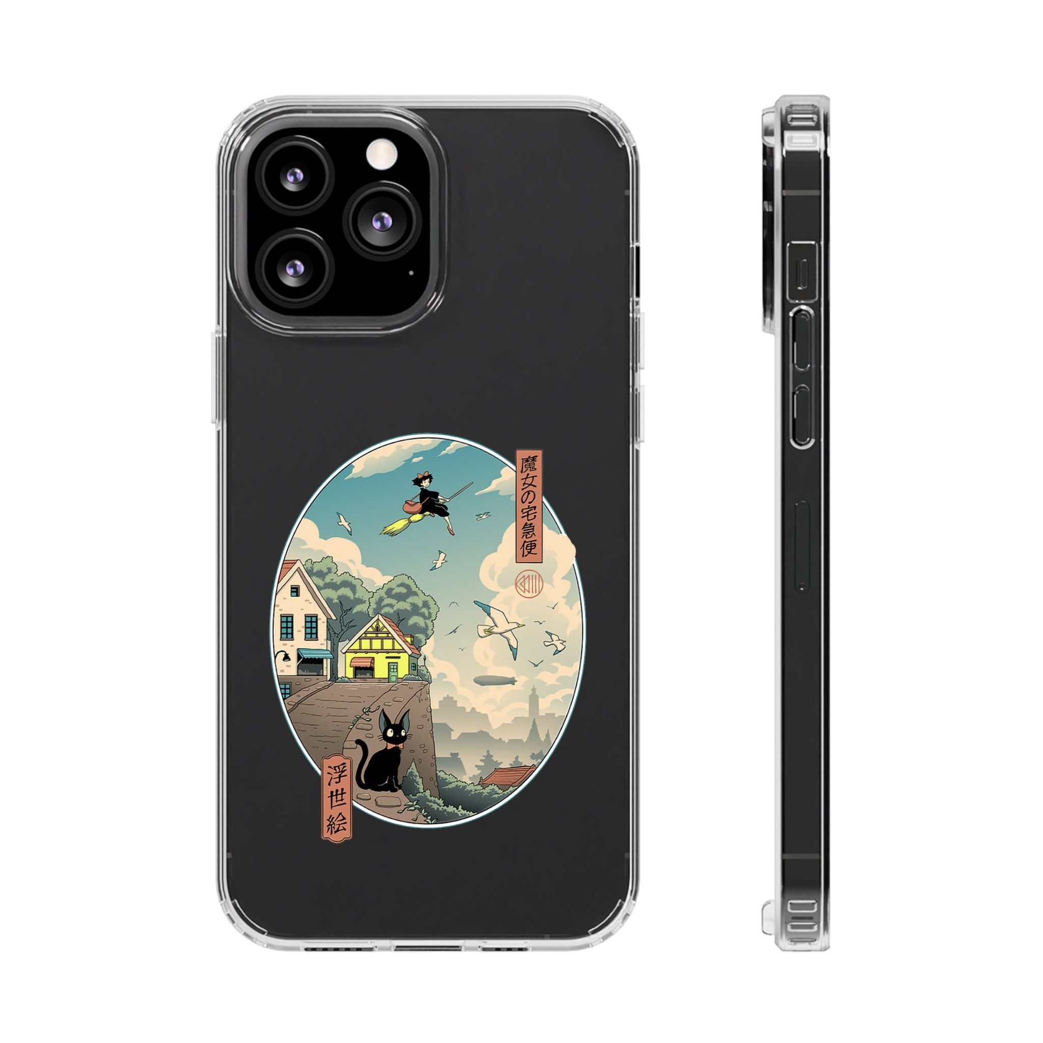 Kiki's Delivery Service Inspired Kiki and Jiji Phone Case - Etsy
