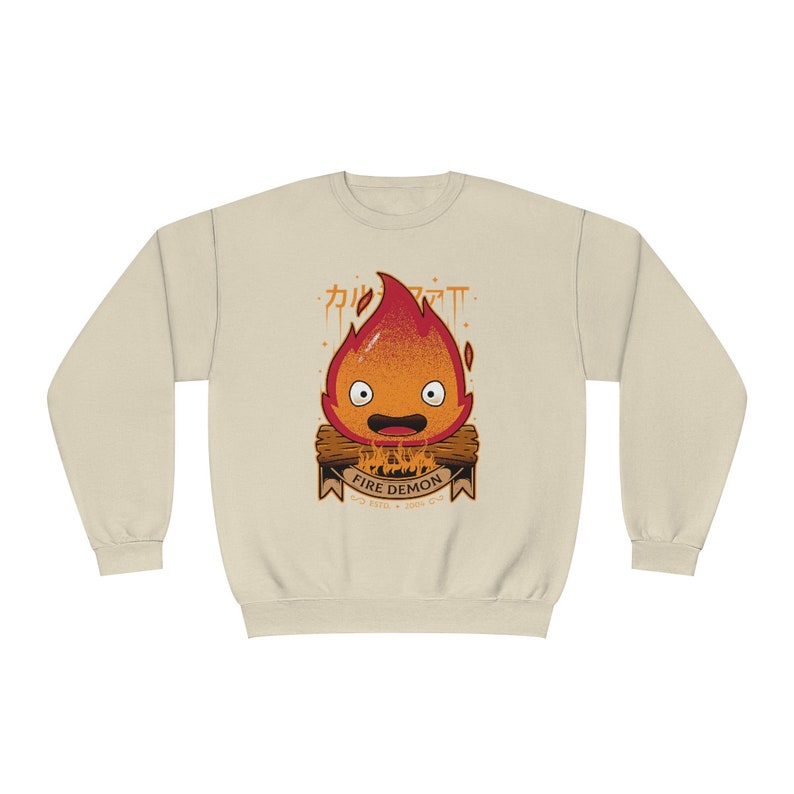 Calcifer Fire Demon Howl's Moving Castle Inspired - Etsy