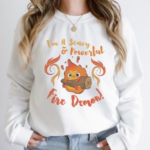 Calcifer Scary & Powerful Fire Demon Howl's Moving Castle Inspired ...