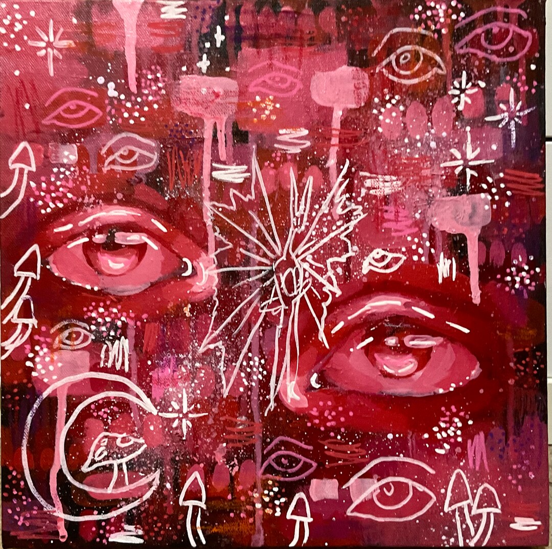 Red Eye Print - Etsy