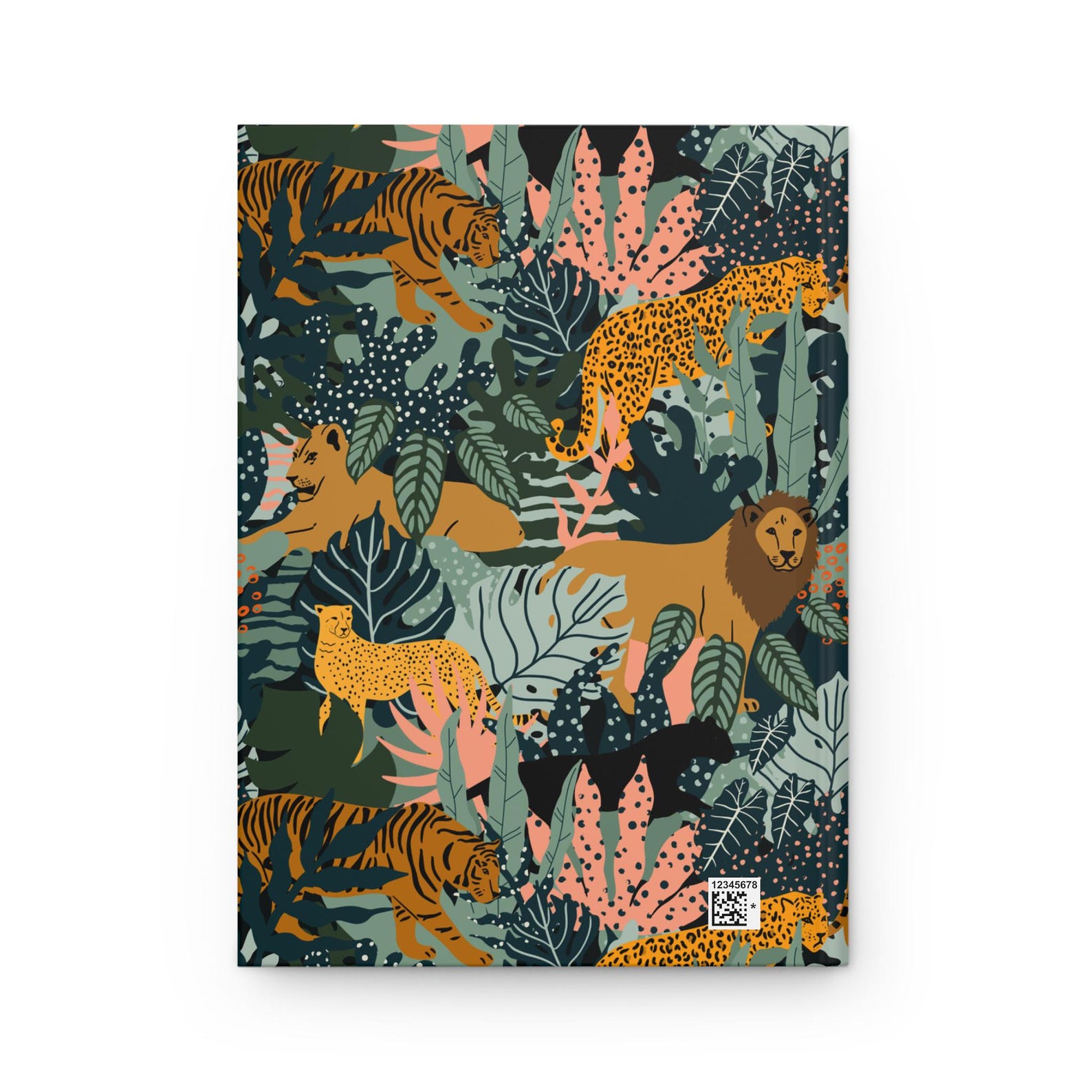 Jungle Animal Hardcover Journal, School Project Notebook, Girl Birthday ...