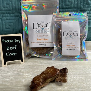 Beef Liver-freeze Dried- Gluten-free Artisan Treats for Dogs - Etsy