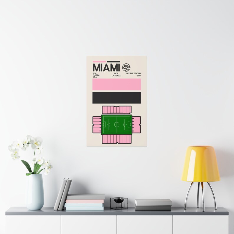 Inter Miami Poster | Inter Miami Stadium Poster / Print | Inter Miami ...