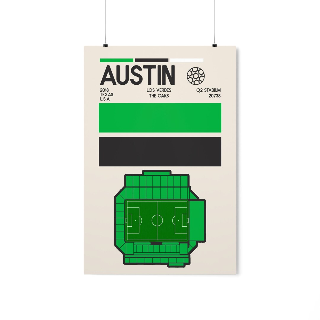 Austin Fc Poster / Print | Austin Fc Stadium Poster / Print | Austin ...