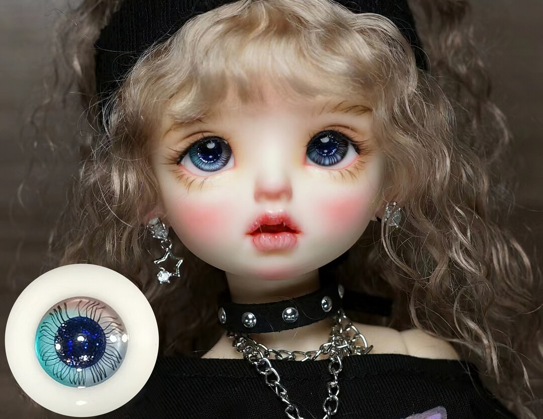 Three Colors Glass Eyes Art Doll Eyes Bjd Accessories Etsy