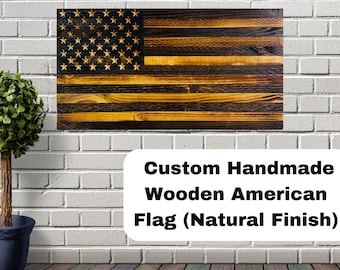 Custom Usa Wooden Flag - Etsy