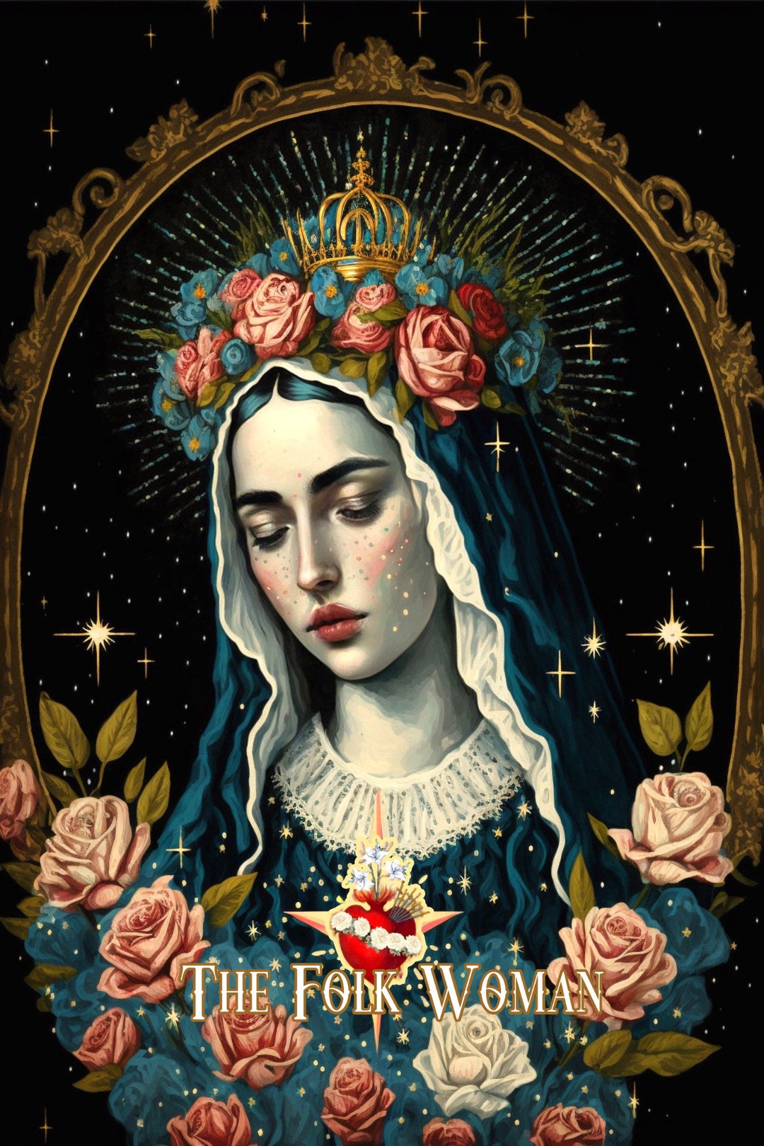 Our Lady of Sorrows Altar Print, Catholic Art, Religious Art, Spiritual ...