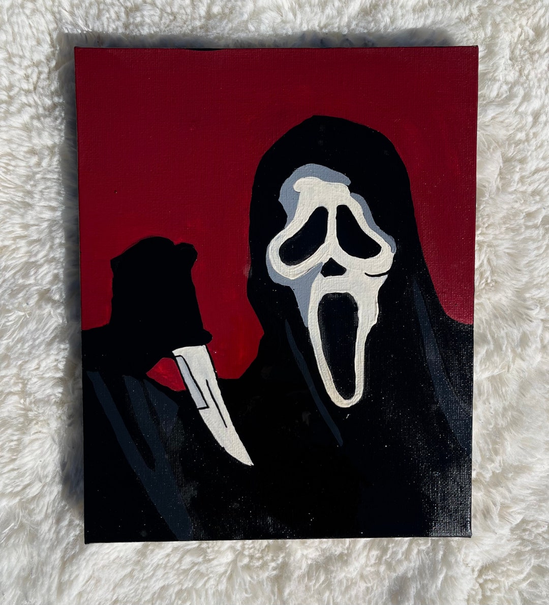 Scream Acrylic Painting 8x10 - Etsy