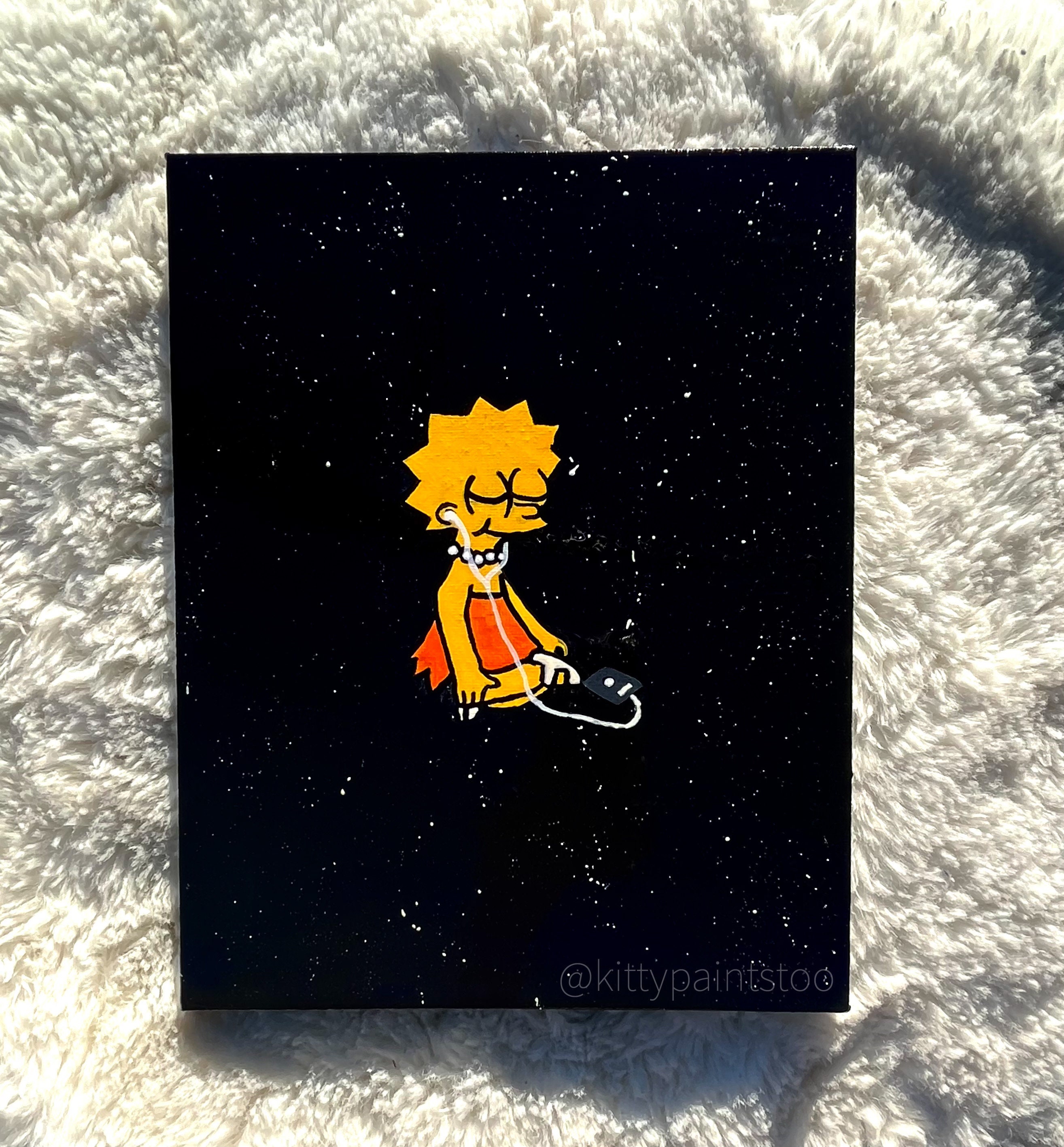 Lisa Simpson in Space 8x10 - Etsy