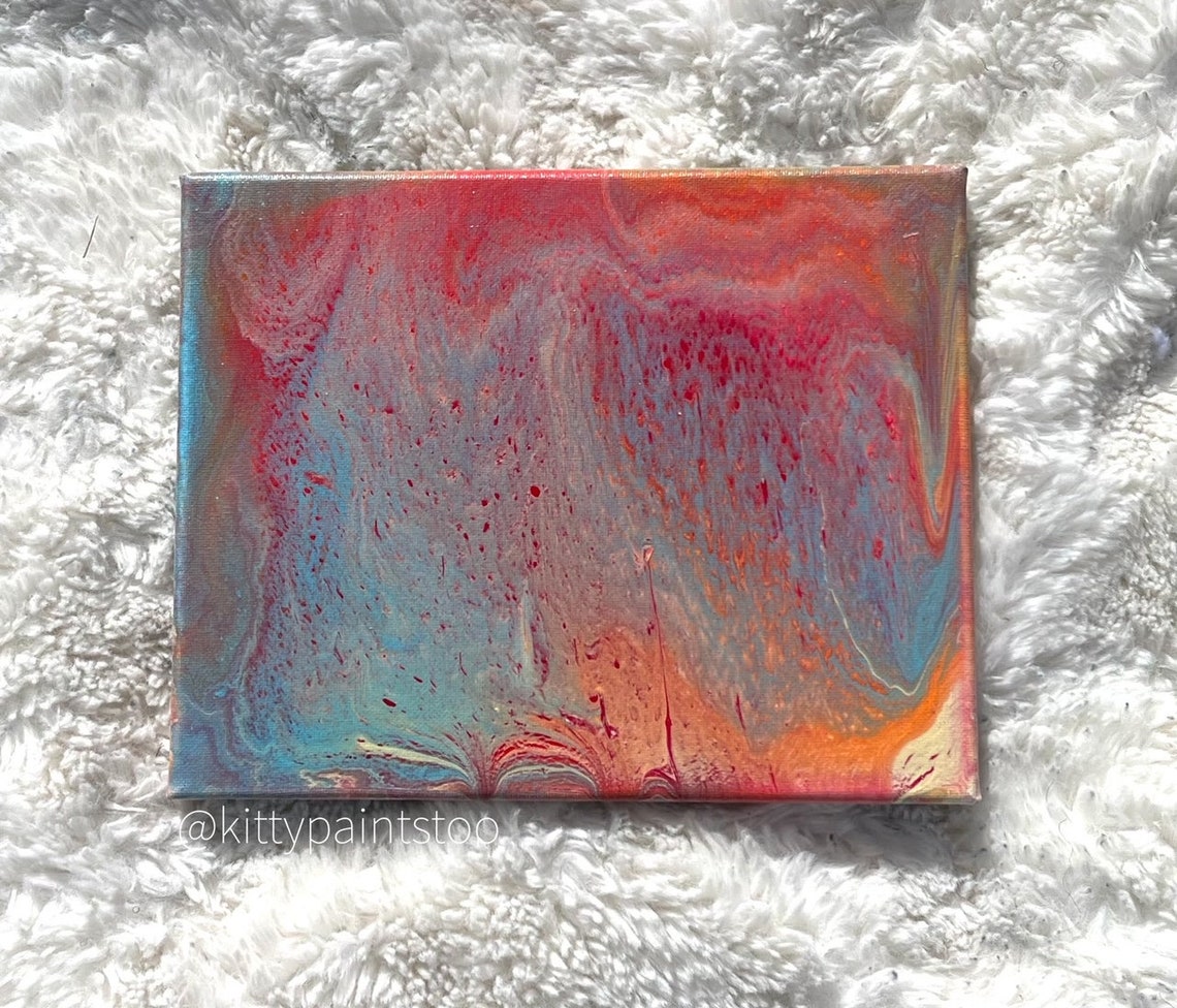 Original Pour Painting - Etsy