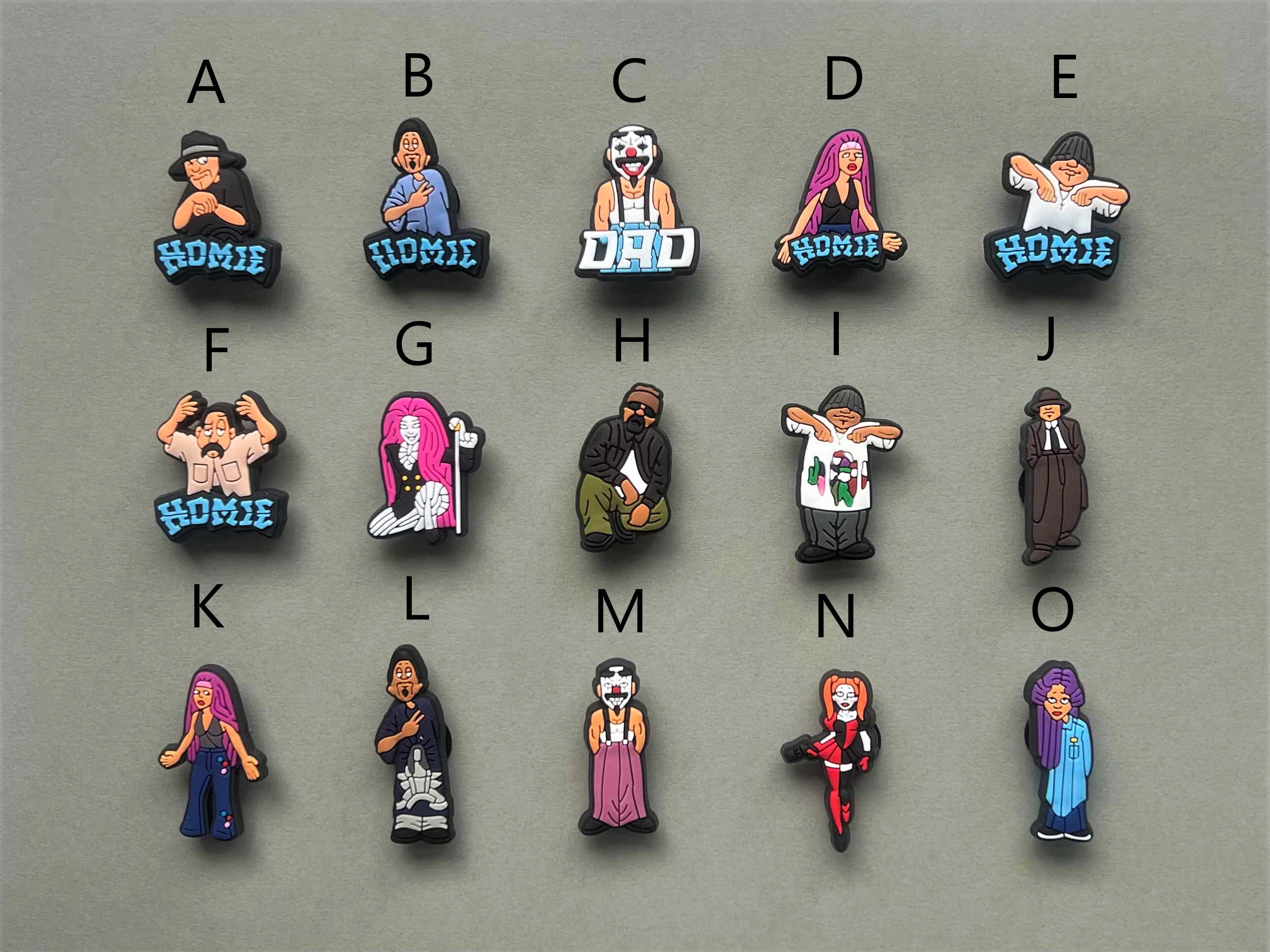 CHRISTMAS H.Q & FREE CHARM Homies Croc Charms Hip Hop Show - Etsy