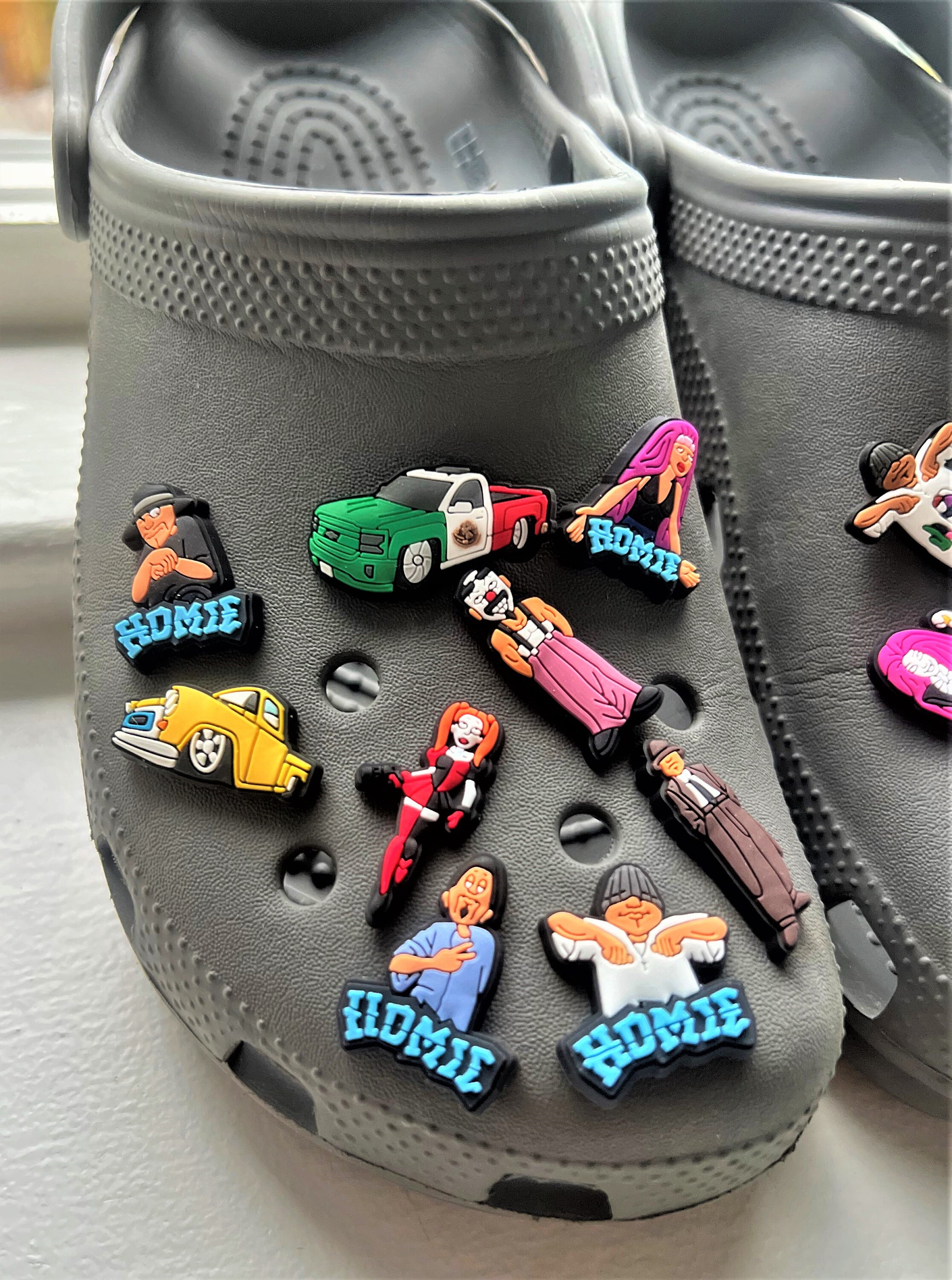 CHRISTMAS H.Q & FREE CHARM Homies Croc Charms Hip Hop Show - Etsy