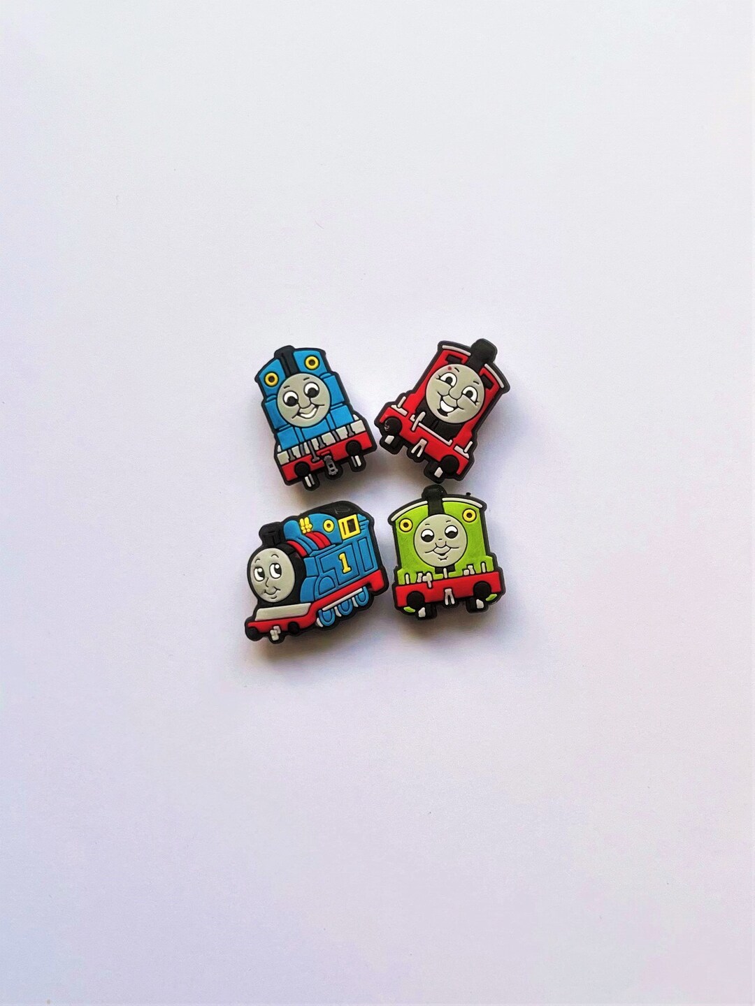 HIGH-Q & FREE CHARM Blue Train the Tank Engine Charms Tom Train Steam ...