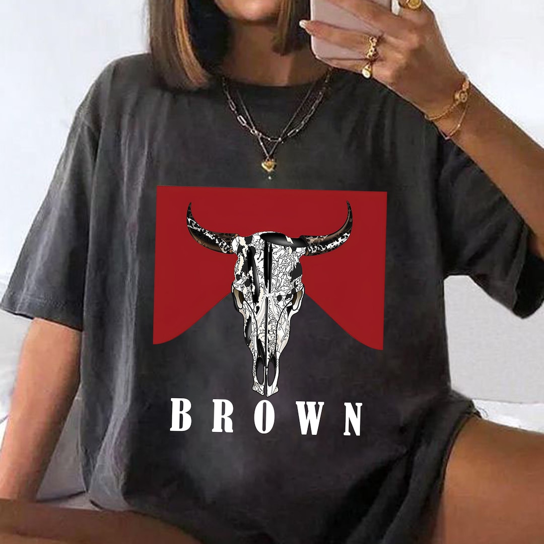 Brown Vintage Bullhead T-shirt Sweatshirt Hoodie Kane Brown - Etsy