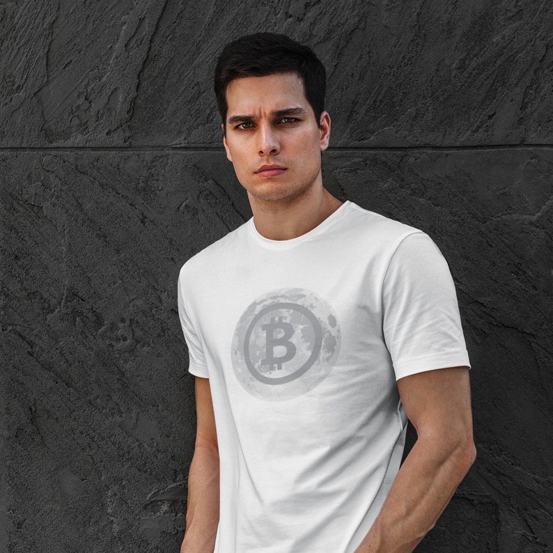 Bitcoin Moon Flag Shirt | T-shirt Cryptocurrency Crytpo Stock Trading ...