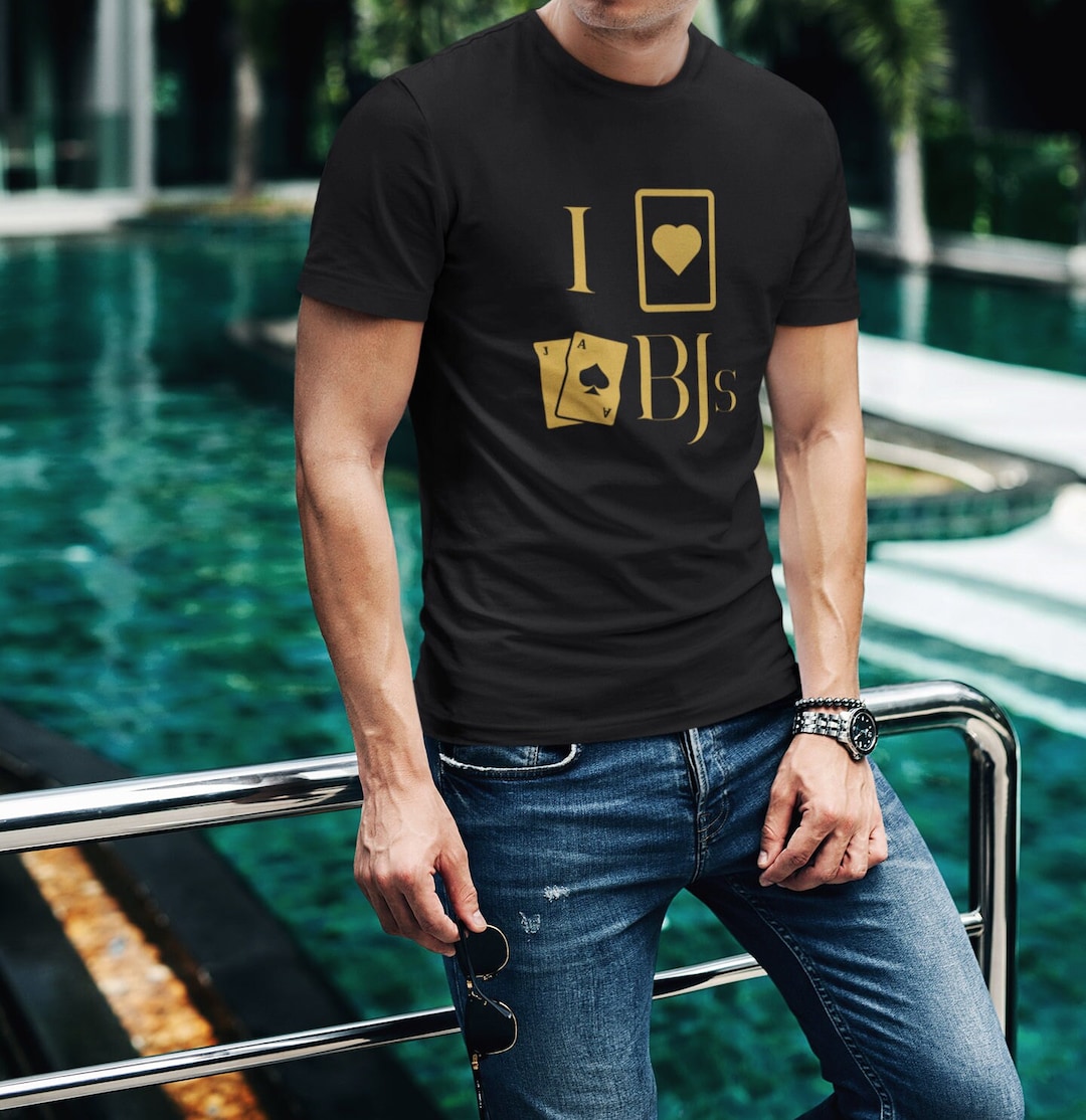 I Love Bjs Blackjack | T-shirt Poker Funny Cards Vegas Casino Gambling ...