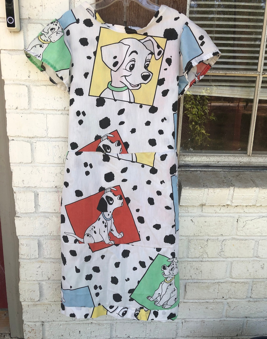 101 Dalmatians Vintage Nostalgia Reworked Dress XXXL Tie Back - Etsy
