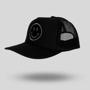 Smiley Face Foam Trucker Hat, Trucker Hat, Happy Face Trucker Hat ...