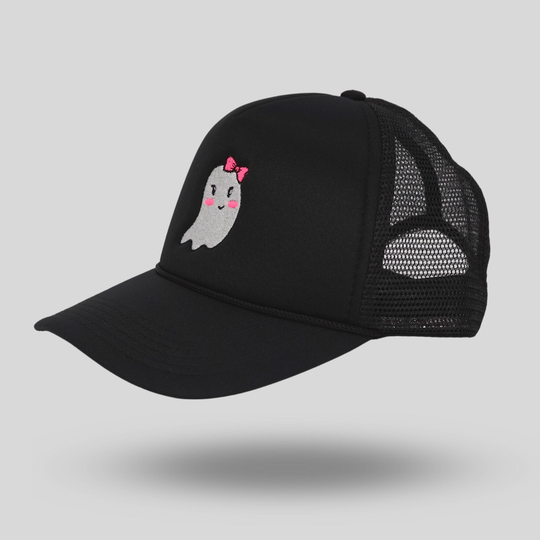 Foam Trucker Hat, Trucker Hat, Cute Ghost Trucker Hat, Fashion Trucker ...