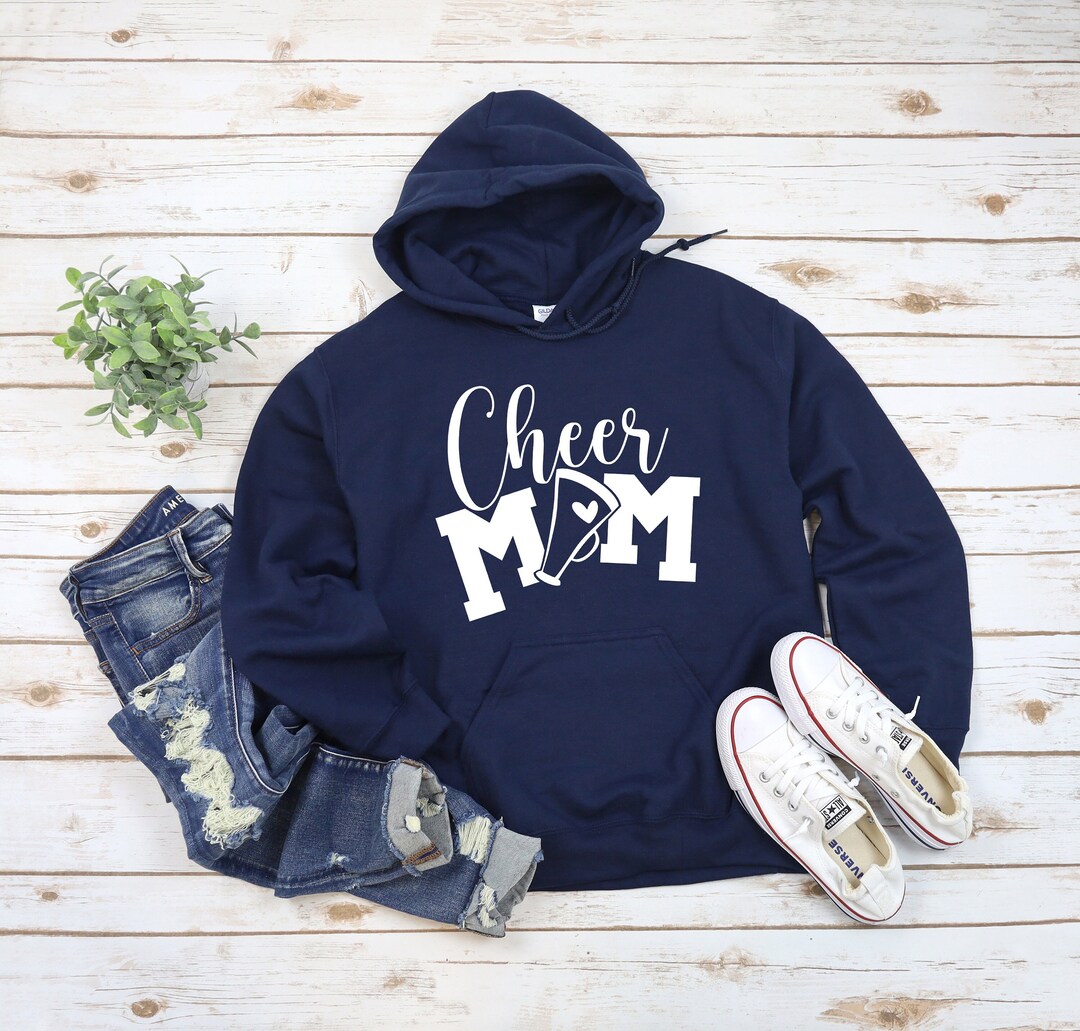 Cheer Mom Sweatshirt, Cheer Mom Hoodie, Cheer Mom Crewneck,cheerleader ...