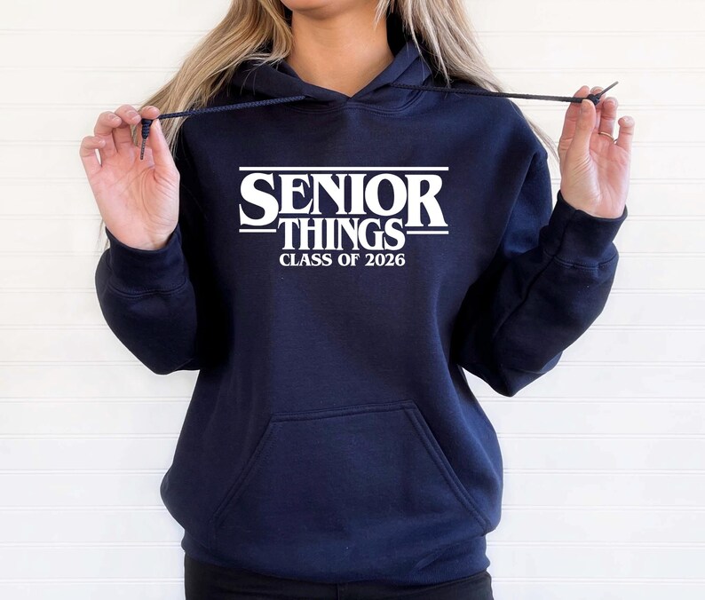 Senior Things 2026 Sweatshirt, Class of 2026 Crewneck Hoodie - Etsy