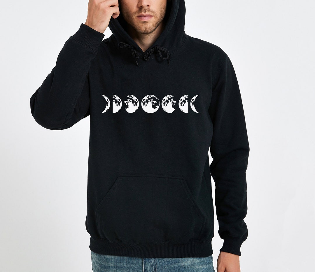 Moon Phases Hoodie,moon Phases Sweatshirt, Astronomy Hoodie,full Moon ...