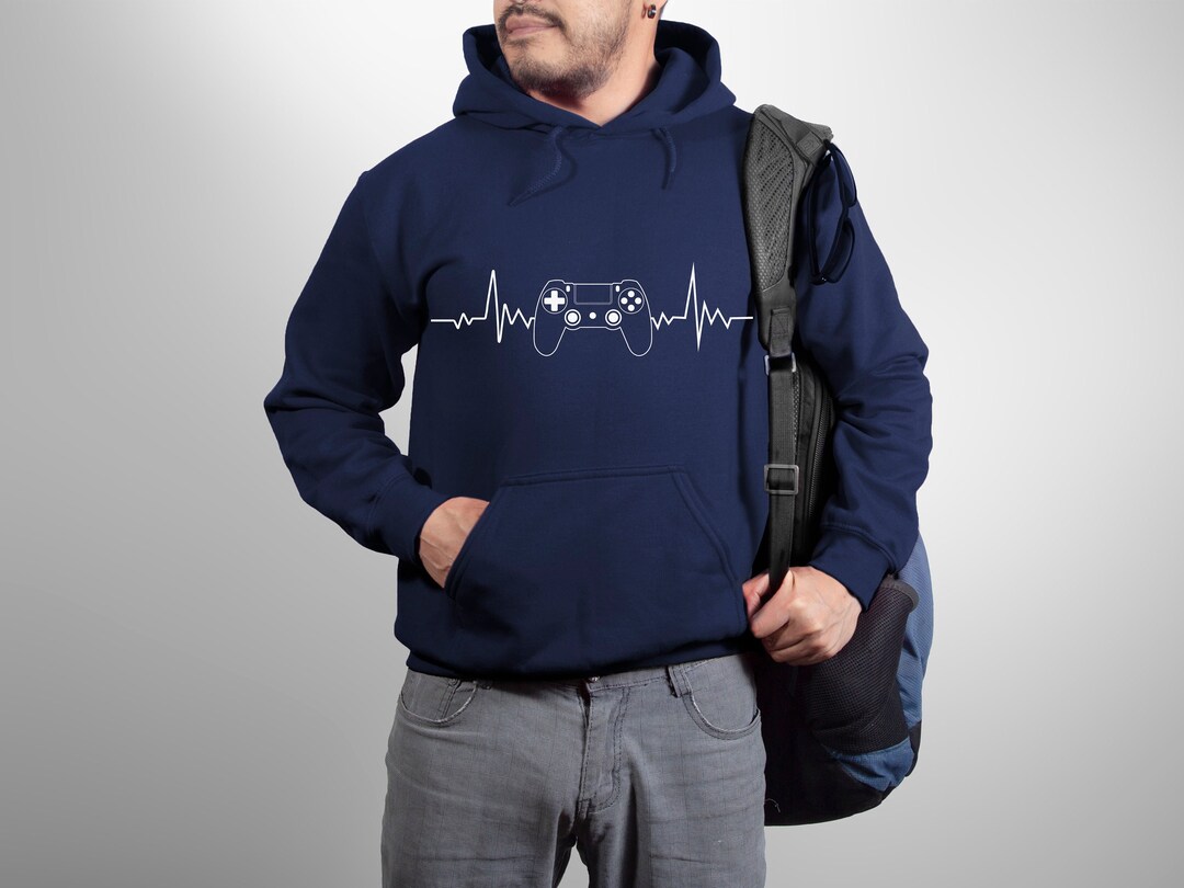 Video Game Heartbeat Hoodie: Funny Gamer Sweatshirt - Etsy