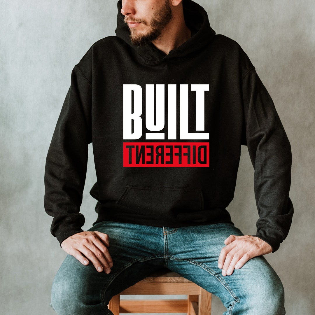 Built Different Motivational Hoodie, Built Different Sweatshirt, Boss Sweatshirt, Entrepreneur ...