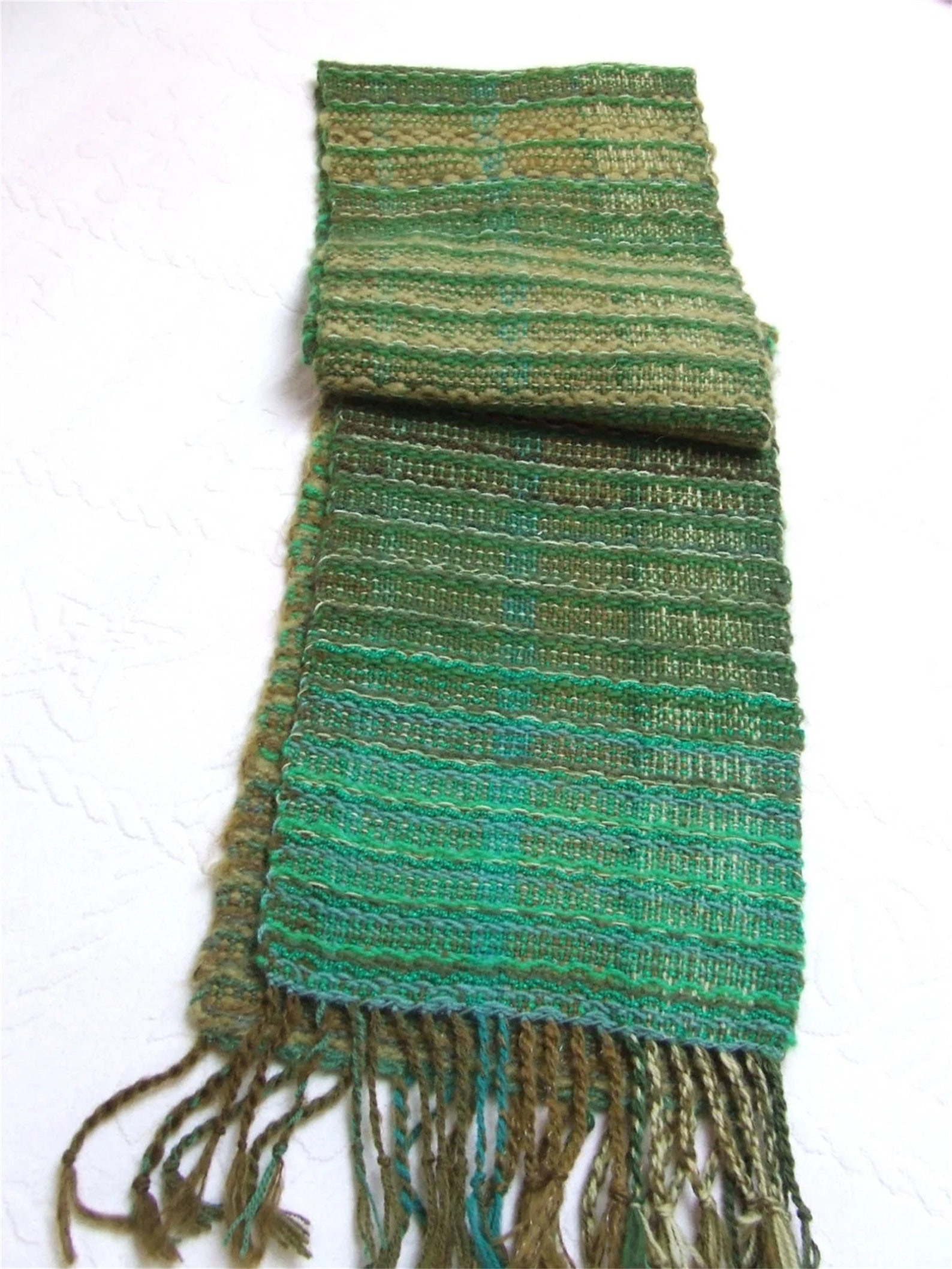 Hand Woven Wrap Shawl Winter Shawl Green Shawl Oversized Shawl Large ...