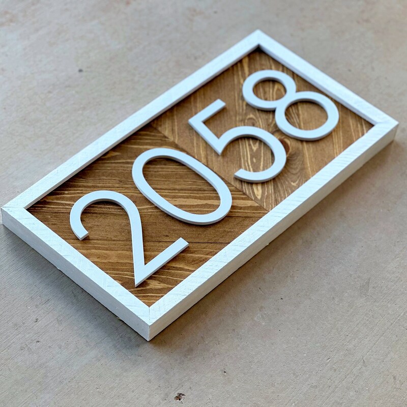 House Numbers Horizontal - Etsy