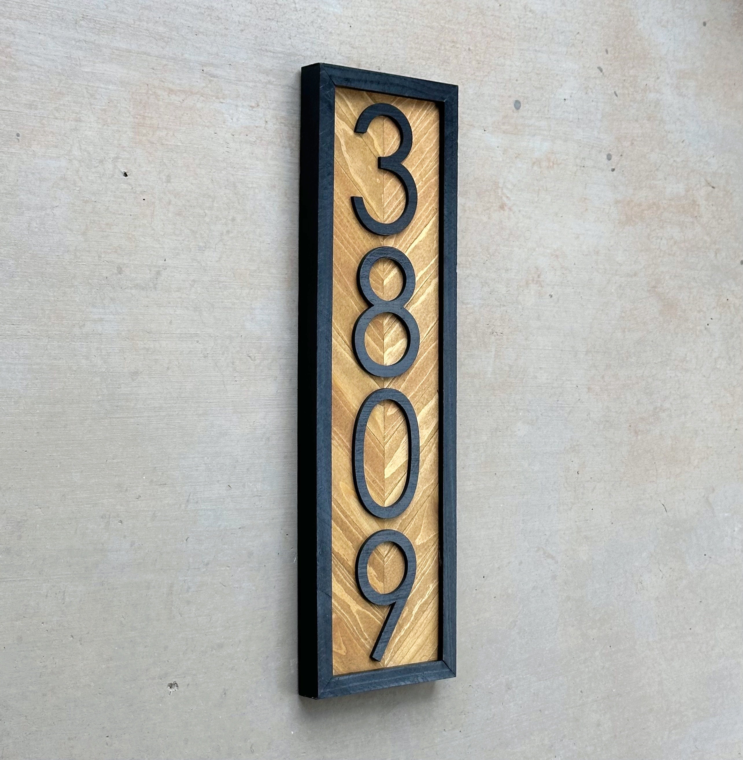 House Number Plaque, House Numbers, House Number Sign, Address Sign ...