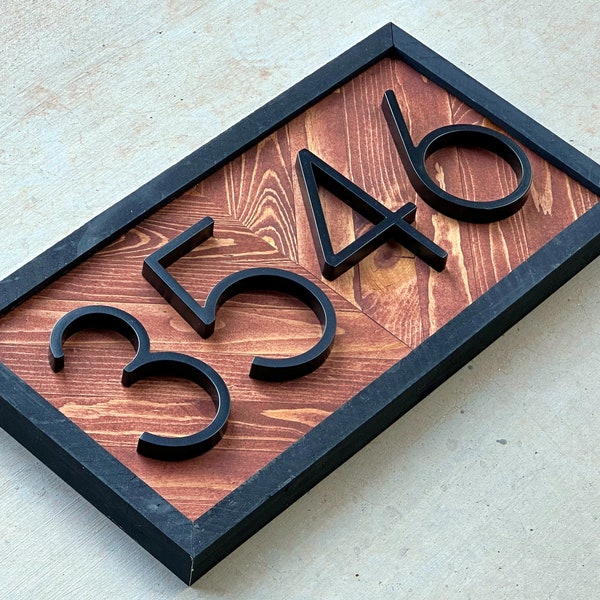 Wooden Address Sign - Etsy