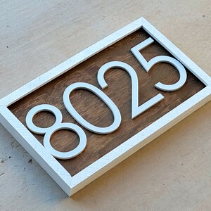 Address Number Sign, House Number Plaque, Horizontal House Number Sign ...